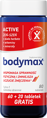 Tabletki z żeń-szeniem Bodymax - suplementy diety